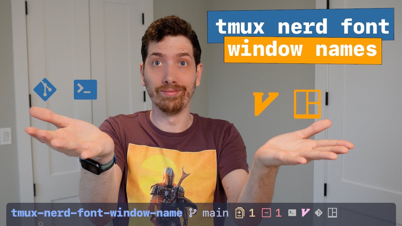 tmux nerd font window names