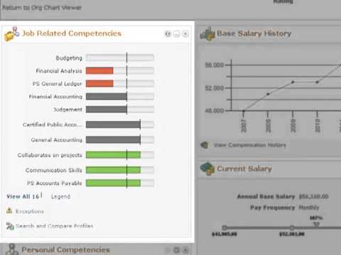 Oracle PeopleSoft HCM Talent Summary