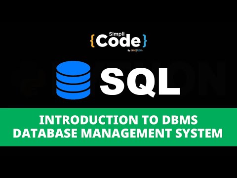 Introduction To DBMS - Database Management System | What Is DBMS? | DBMS Tutorial | SimpliCode