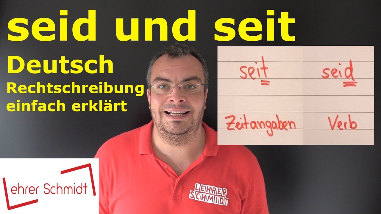 You are and you have been - That's the difference! | German | Spelling | Lehrerschmidt