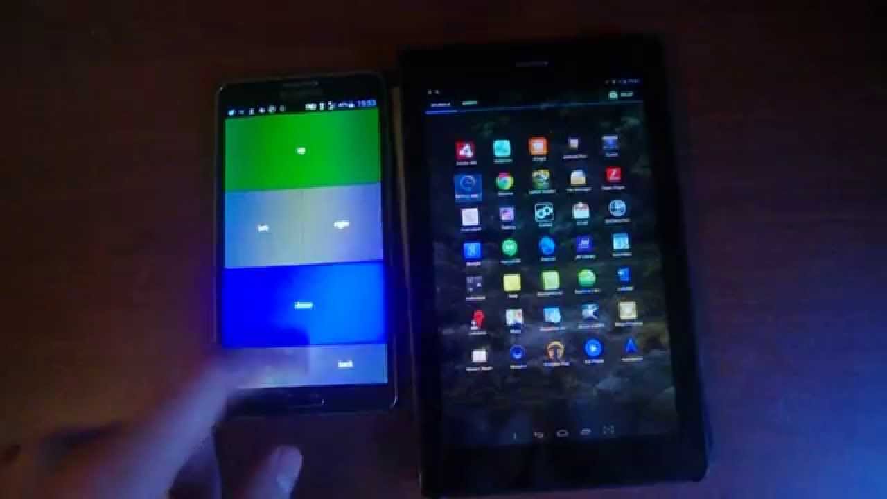 Android remote control with Python (early stage)