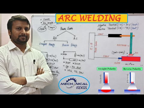 ARC WELDING | PRINCIPLE OF ARC WELDING | POLARITY IN WELDING | DCSP | DCRP | DCEN | DCEP