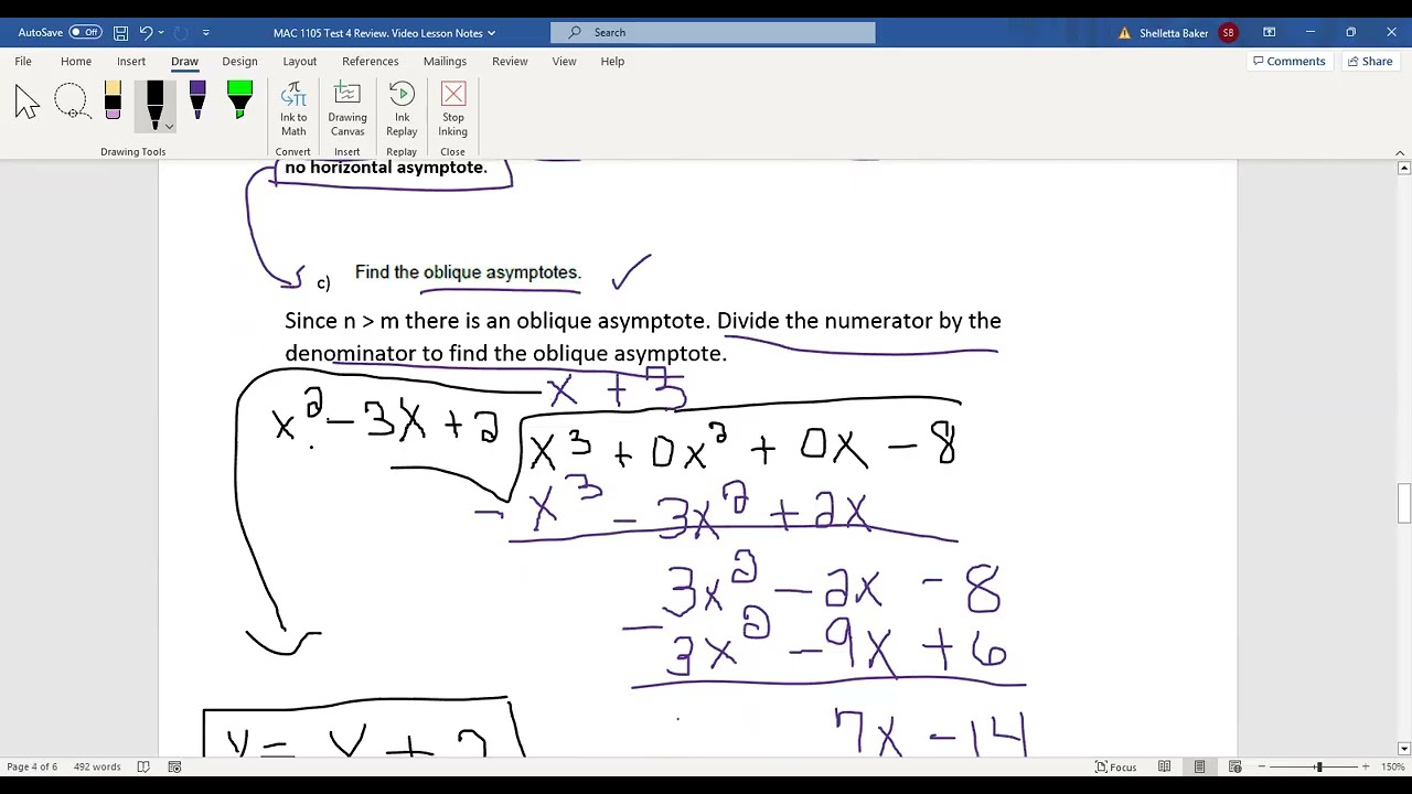 College Algebra Test 4 Review