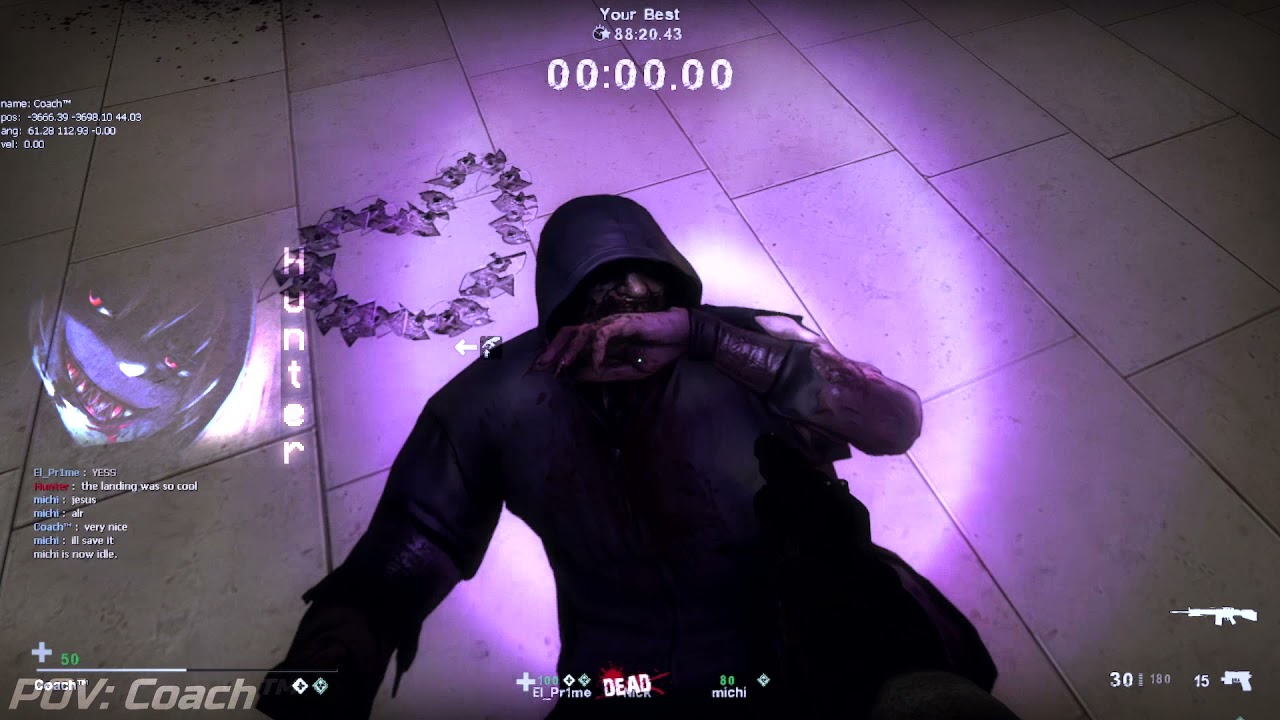 L4D2 - World's First Infected Triple Bile Boost - Hunter