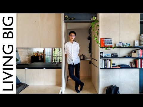 This 300-Square-Foot Apartment Makes a Small Space Seem Huge - Architect Douglas Wan