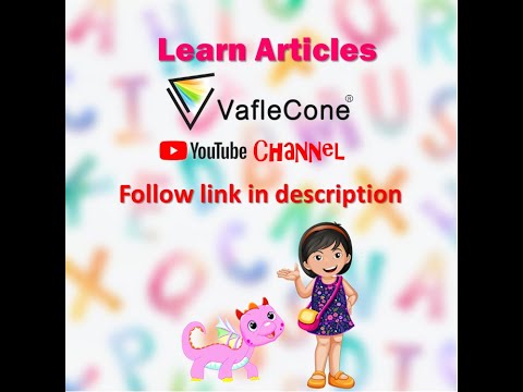 Learn about Articles l English grammar for kids l class 1 to 5 l CBSE