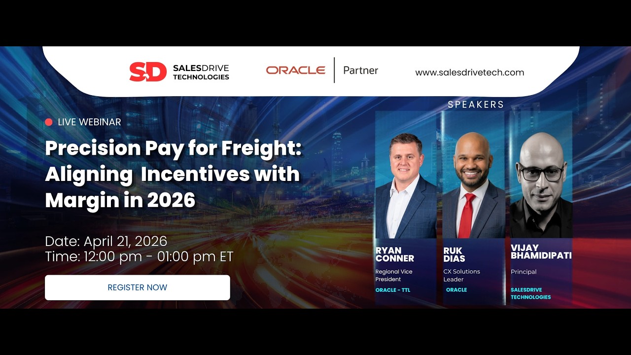 [Webinar] Precision Pay for Freight: Aligning Incentives with Margin in 2026