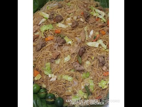How to Cook Pancit Canton mix with Pancit Bihon