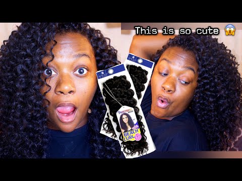 IāM SPEECHLESS | FREETRESS BEACH CURL| CROCHET BRAIDS