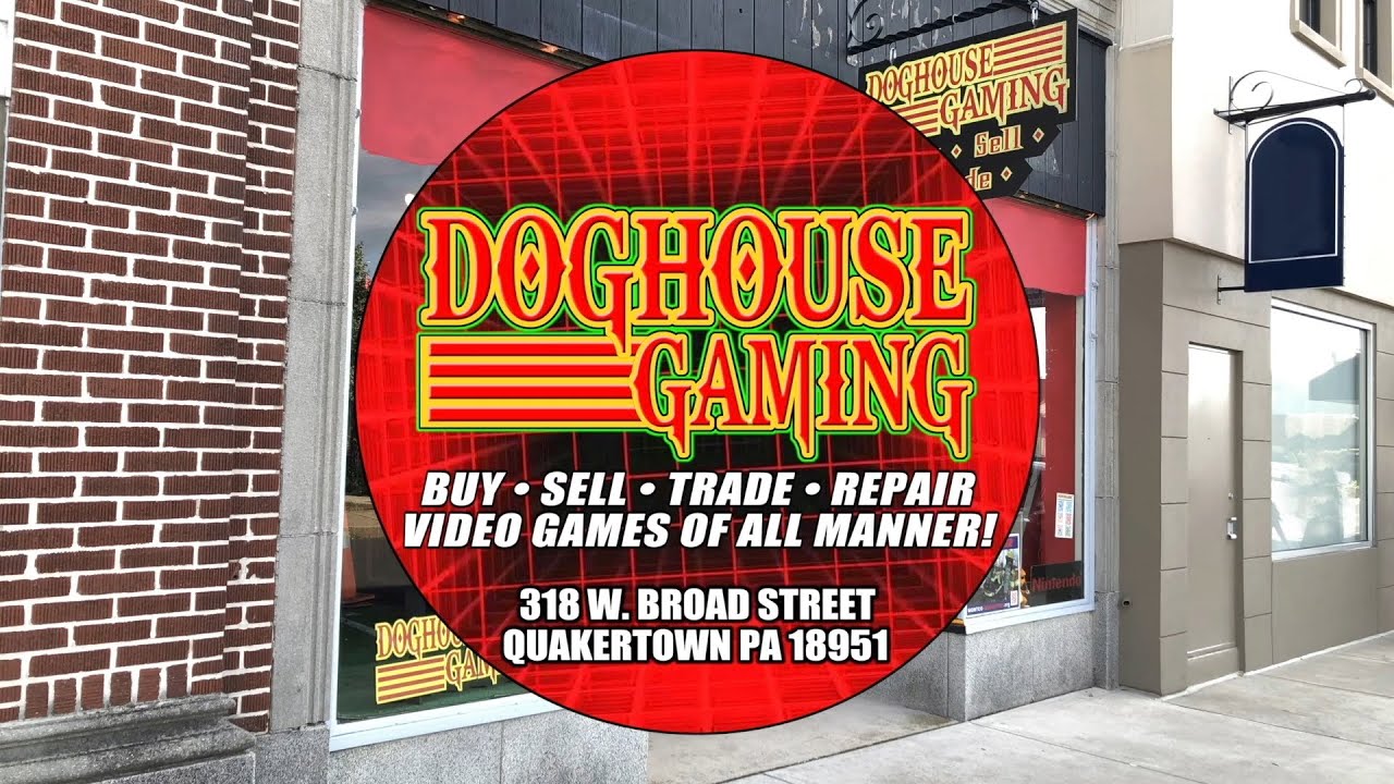Doghouse Gaming! We buy, sell & trade video games and more!!!