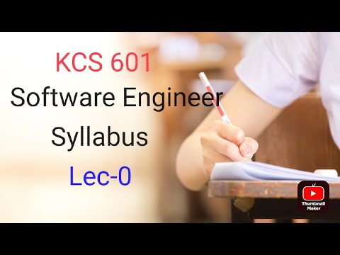 aktu Software engineering | syllabus | kcs601 | Lec-0