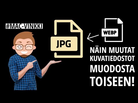 #Mac-vinkki: Näin muutat kuvatiedostot muodosta toiseen!