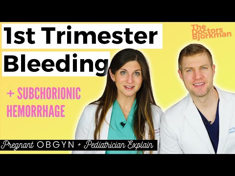 1st Trimester Bleeding and Subchorionic Hematoma (SCH)- Pregnant OB/GYN and Pediatrician Explain