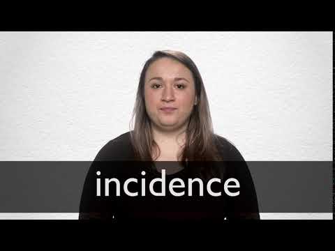 INCIDENCE definition and meaning | Collins English Dictionary