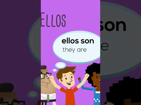 How to say THEY ARE IN SPANISH #shorts #spanishverbs #spanishgrammar #spanishlessons #spanish