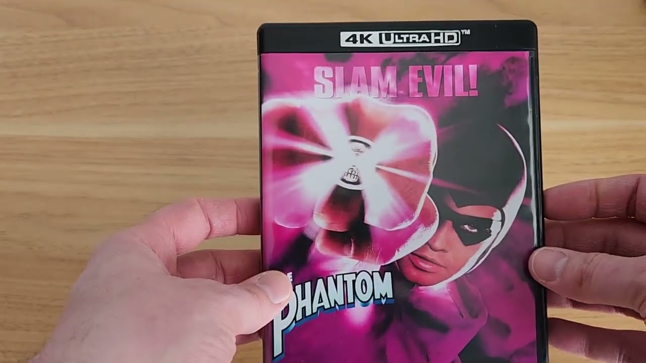 Opening of 'The Phantom' (1996) Boutique Blu-ray by independent film distributor Kino Lorber