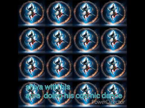 cosmic dance of shiva, symbolizing perpetual reation and destruction of the world.