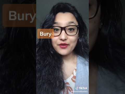 How to pronounce BURY