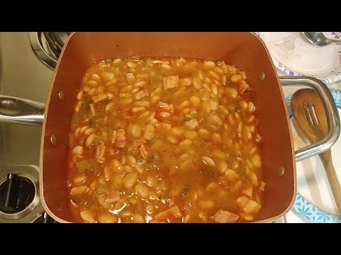 Seasoned spicy butter beans