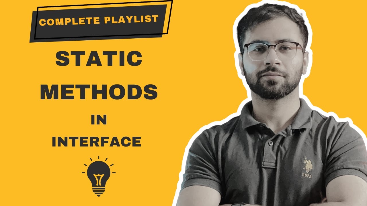 Static Method In Interface Java 8 ( Main Method Inside Interface )
