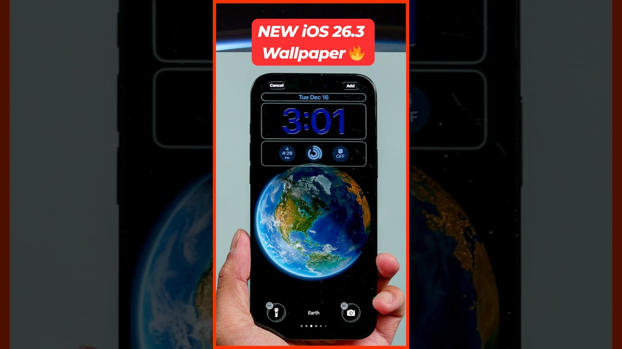 iOS 26 New Wallpaper 🔥 Official Apple Wallpapers in 4K | iPhone iOS 26 Update