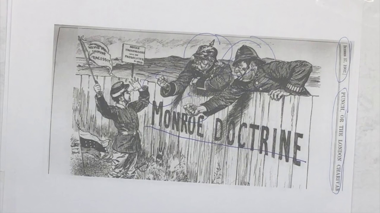 Monroe Doctrine Cartoon Analysis