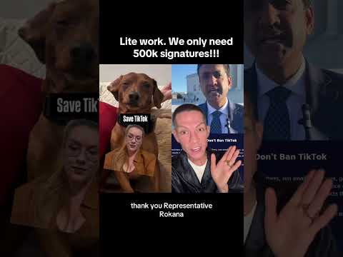 #greenscreen be one of 500k that FOUGHT for TikTok! Sign the petition