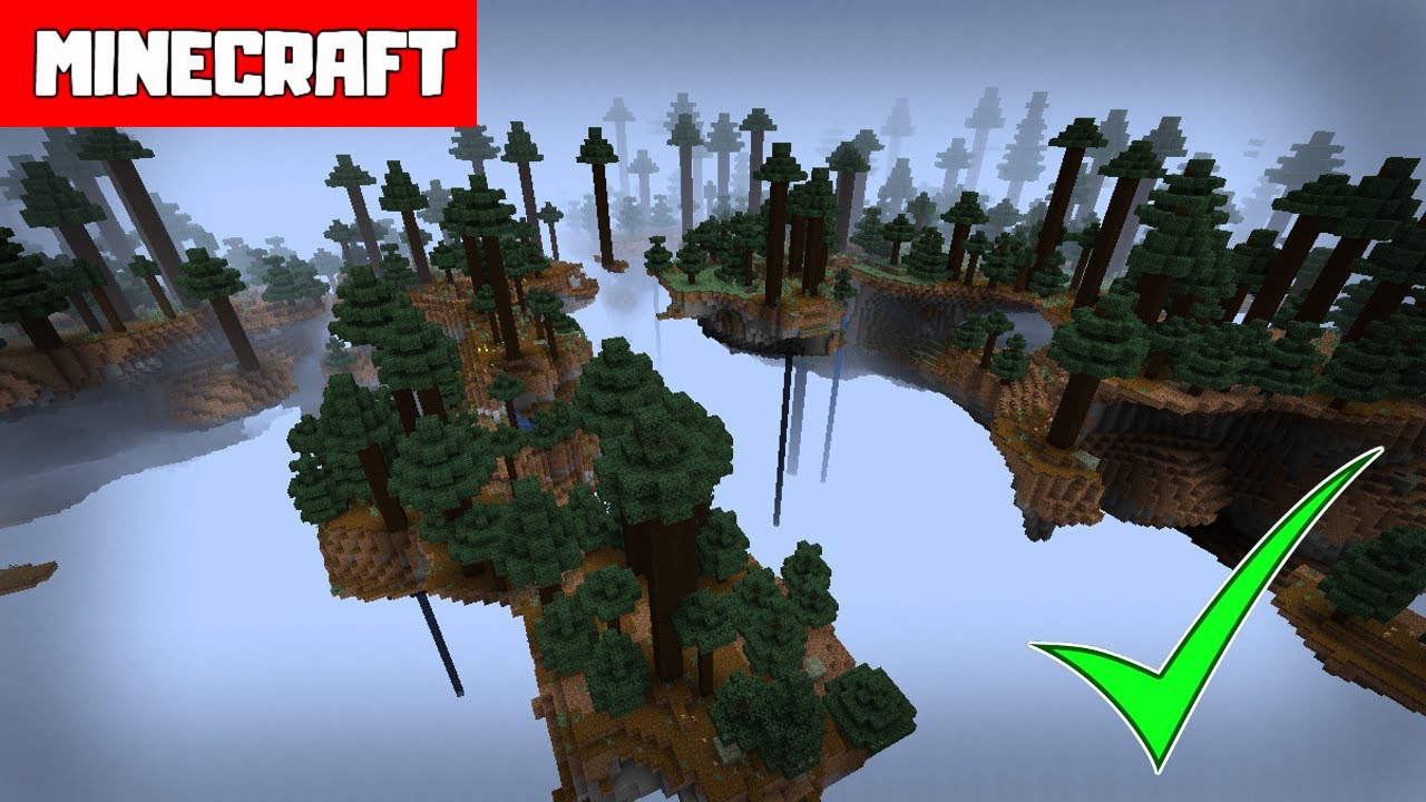 How to Quickly Make Floating Island Maps in Minecraft! 1.16.5
