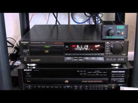 Technics SL-P555 Cd player & Creek OBH-14 24bit D/A Pre-Amplifier Demo.