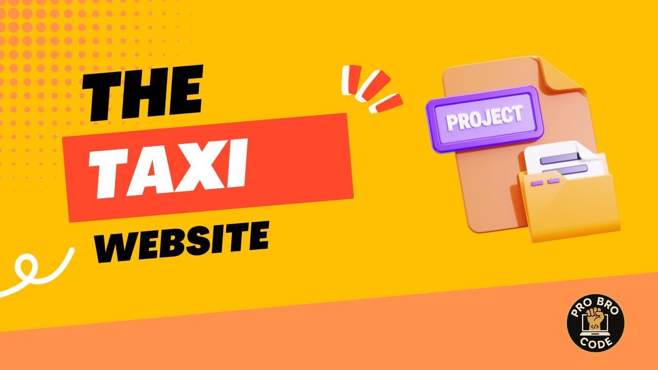 Taxi Website Designed || Project || Pro Bro Code