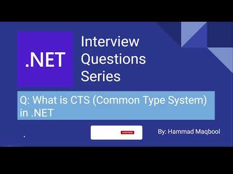 What is CTS (Common Type System) in .NET