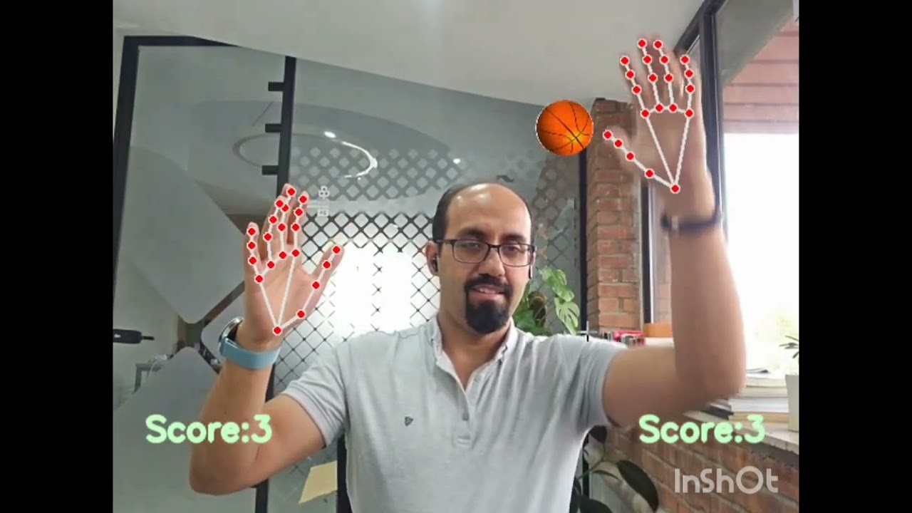 🕹️ Interactive Hand-Tracking Pong Game with OpenCV and AlirezaVisioneAssistant 🎮