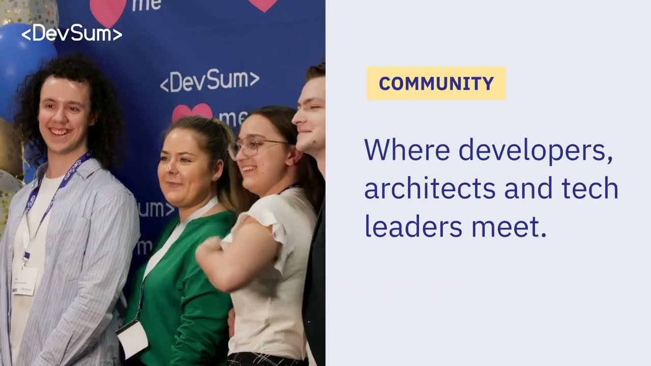 DevSum 2026 | Where Developers Come to Grow