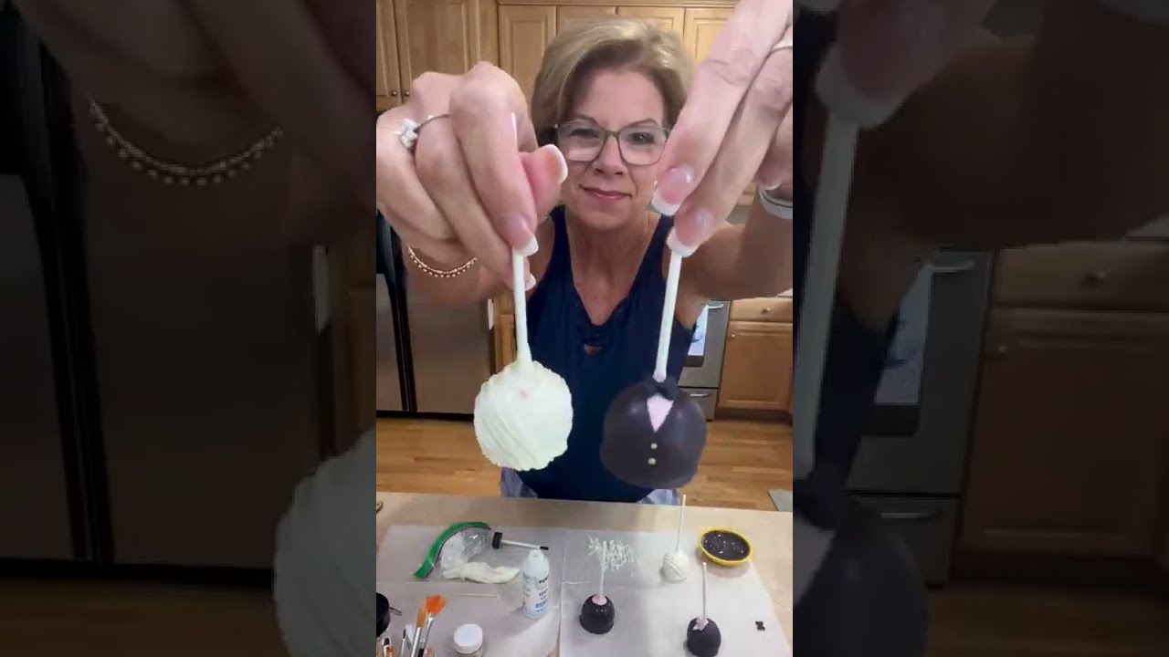 How to Create Bride and Groom Cake Pops