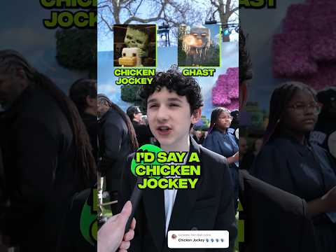 Chicken Jockey Faces Its Toughest Challenger Yet Sebastian Hansen aka Henry in A Minecraft Movie