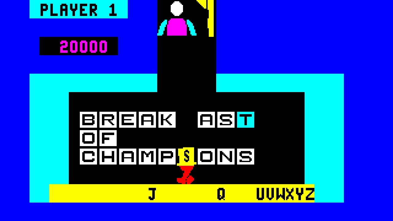 Arcade Game: Hangman (1984 Status Games)