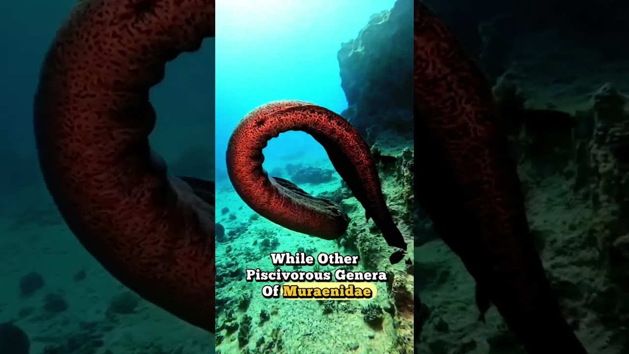 Moray eels, or Muraenidae