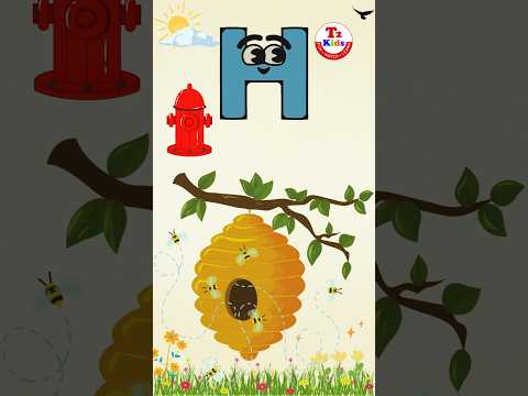 Words that start with H 'h' | H for Hydrant | H for Hive #shorts #kidslearning #preschool