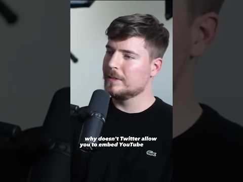 Mr Beast: Twitter should embed YouTube videos #mrbeast #shorts