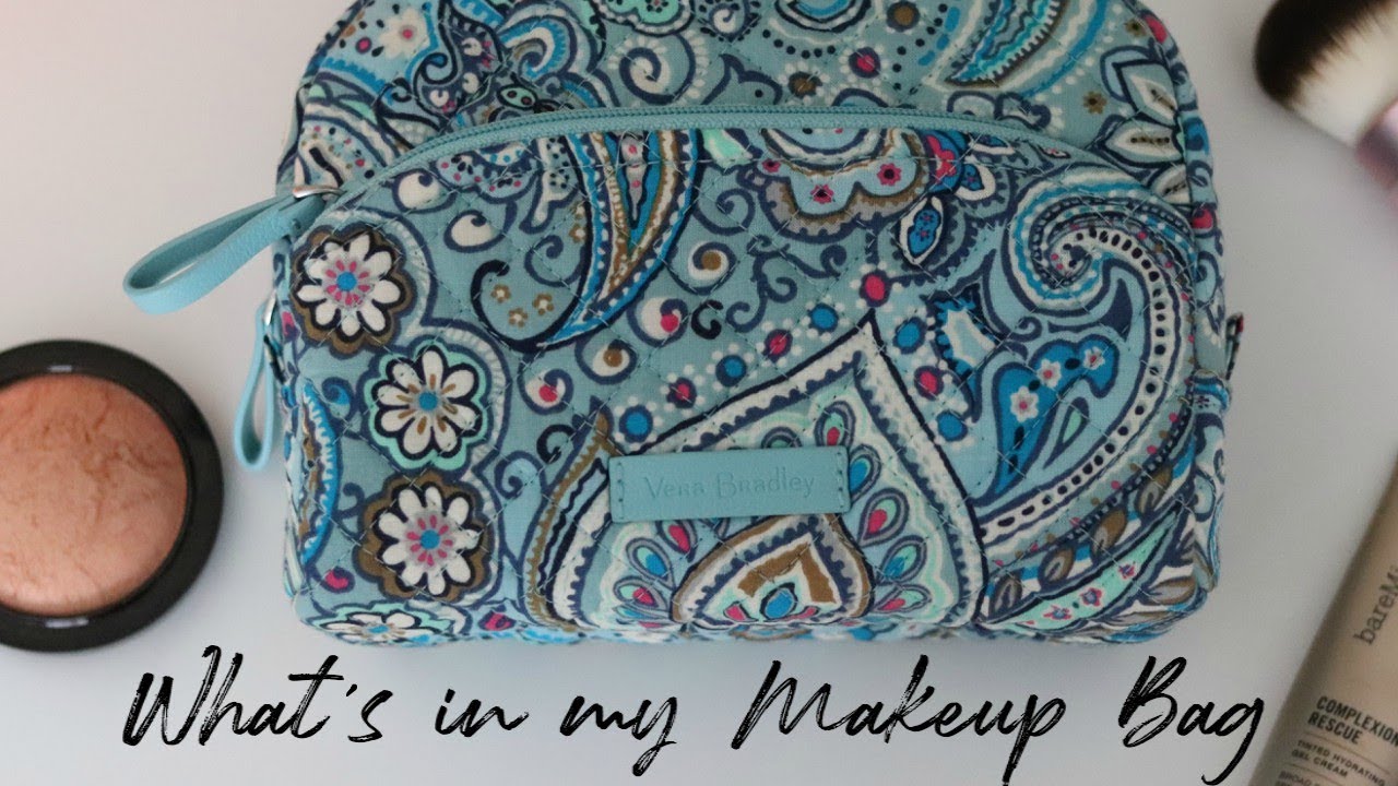 What's in My Makeup Bag: Vera Bradley Medium Cosmetic