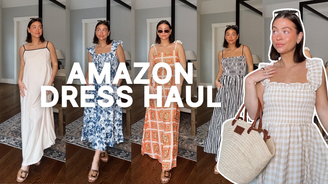 AMAZON SPRING AND SUMMER DRESSES HAUL