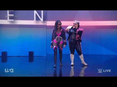 Chelsea Green and Piper Dressed As The Heart Foundation (funny Entrance 😂) RAW October 30 2023