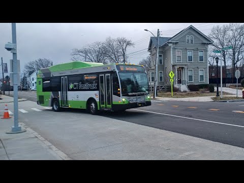 Ride on CTfastrak #1437 on Route 153