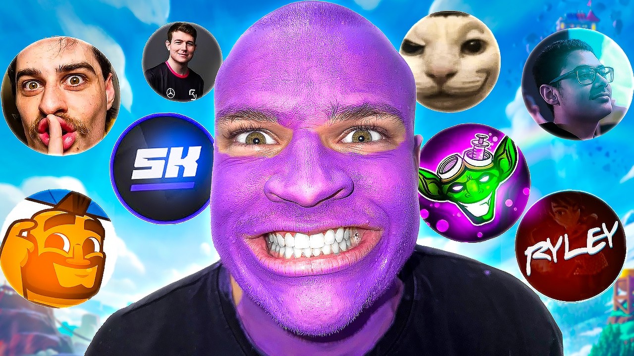 I Played the MAIN Deck of Clash Royale YouTubers