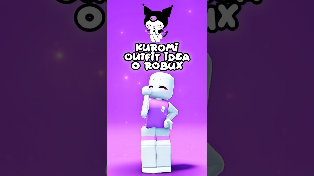 0 Robux Outfit Idea 🥰💜 Kuromi #roblox #robloxoutfits #robloxshorts #lanahyt