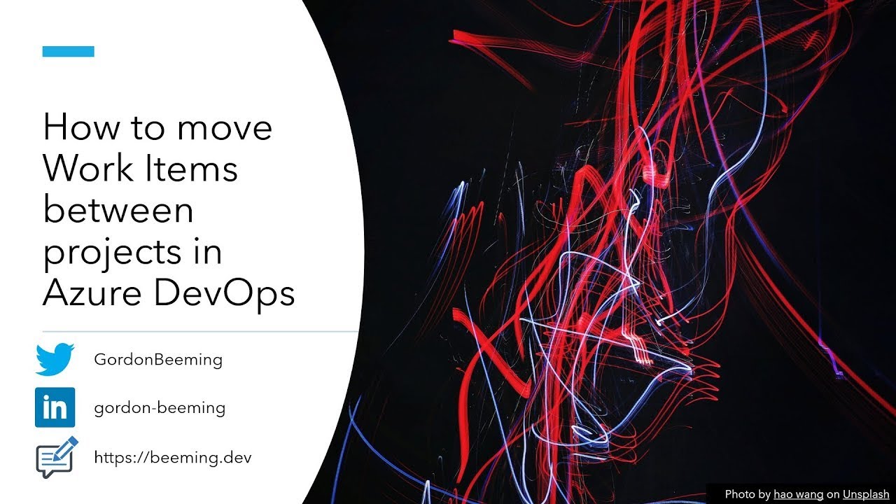How to move Work Items between projects in Azure DevOps