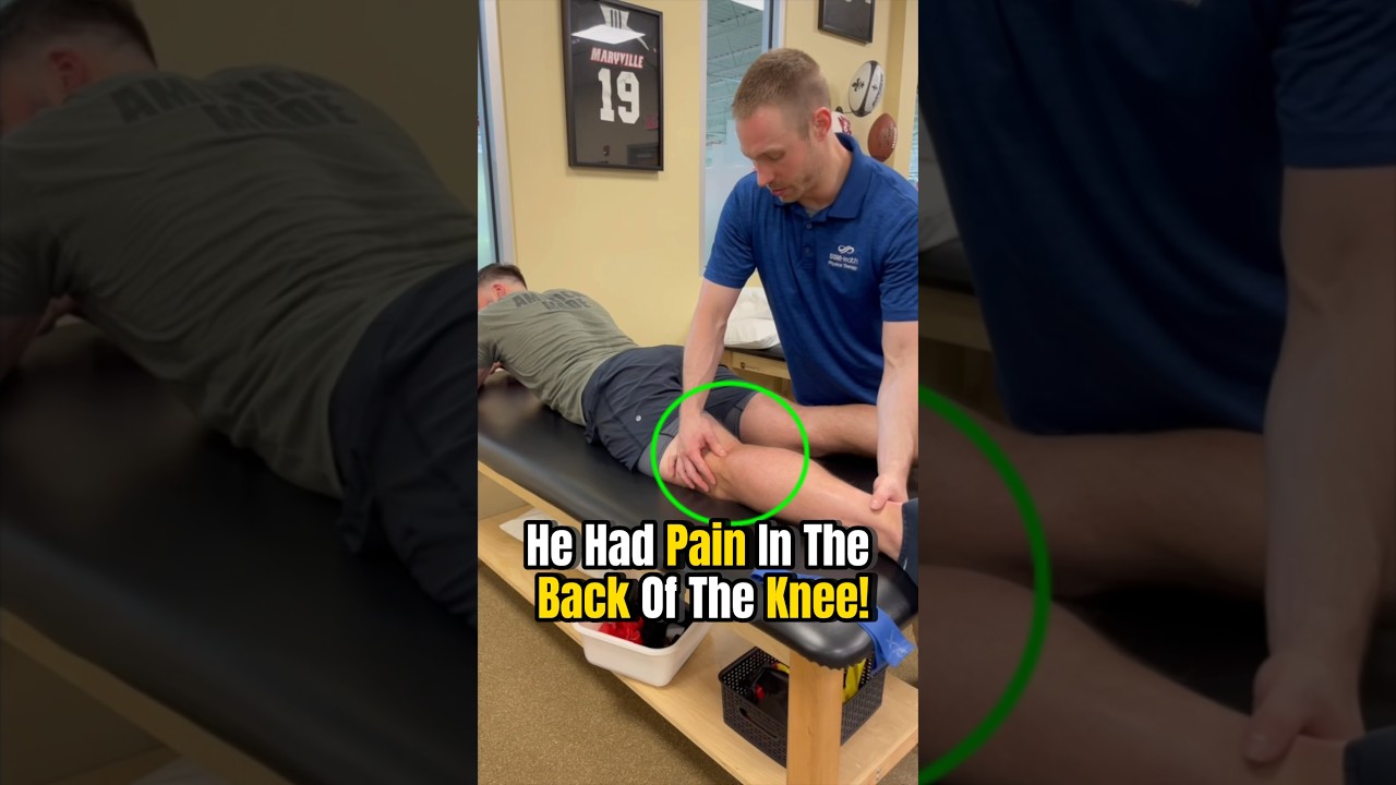 He Had Knee Pain For Weeks!