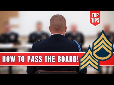 TOP TEN Tips To Pass Army Boards