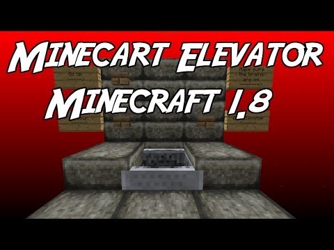 Minecart Elevator [1.8] Minecraft Map