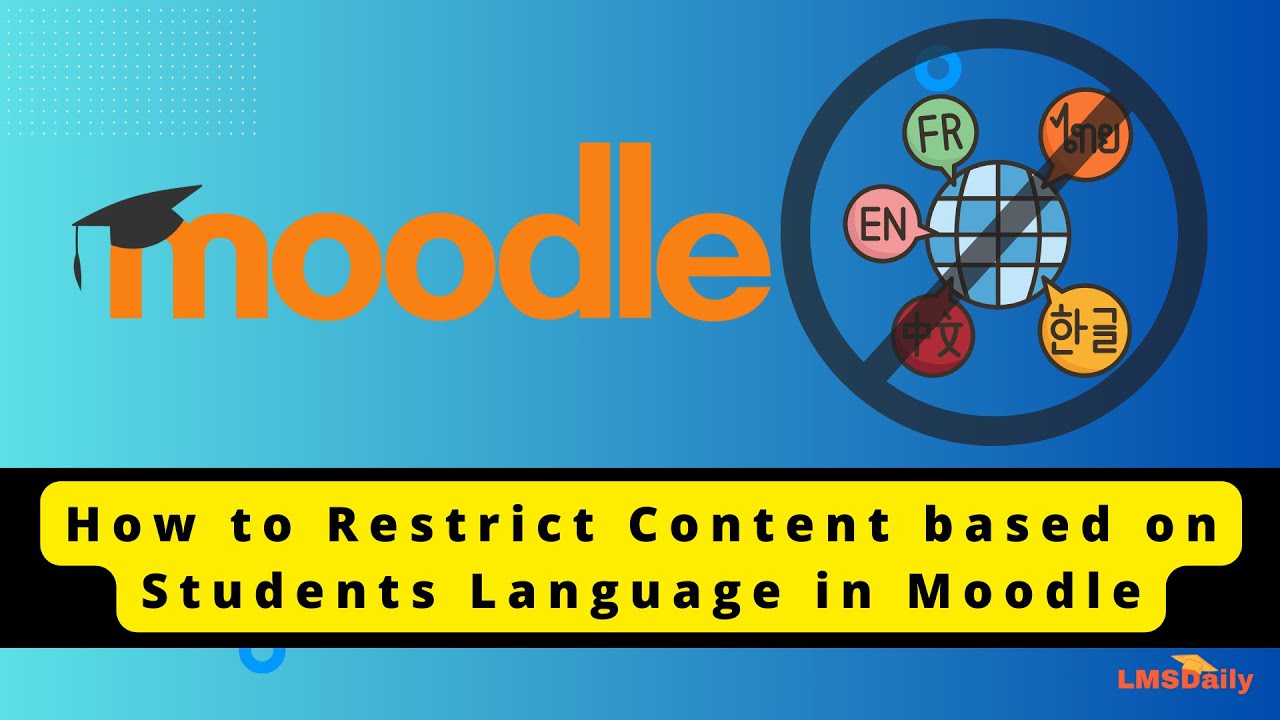 How to show Multi-Language SCORM packages in Moodle course #moodle #education #elearning #scorm